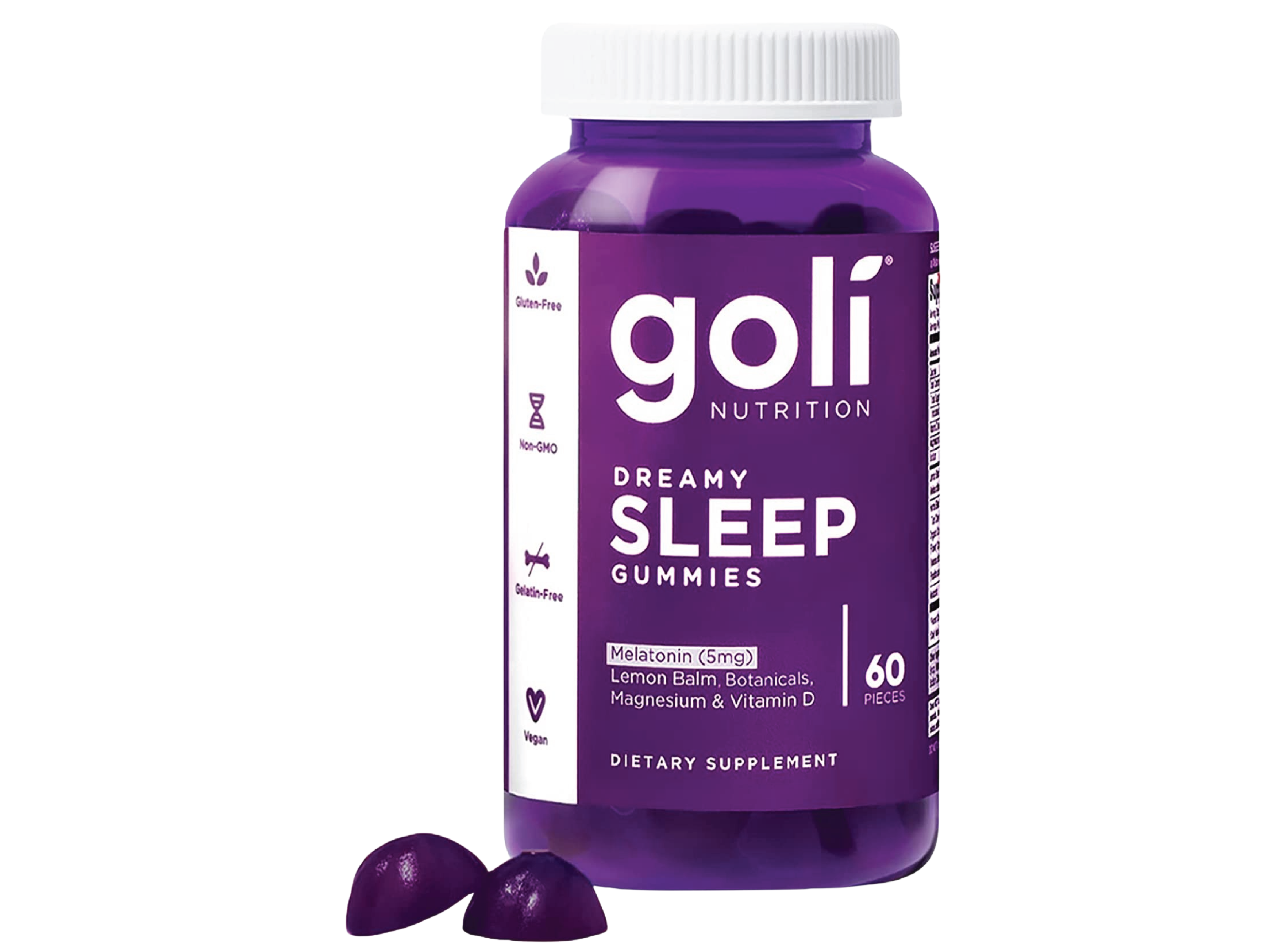 Goli Dreamy Sleep Gummy - 60 Count - Melatonin, Vitamin D, Magnesium ...